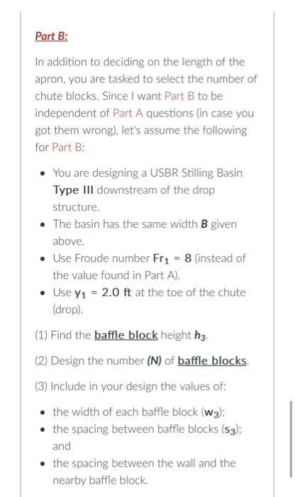 Solved Figure 3: Alamitos Drop Structure Type III Stilling | Chegg.com