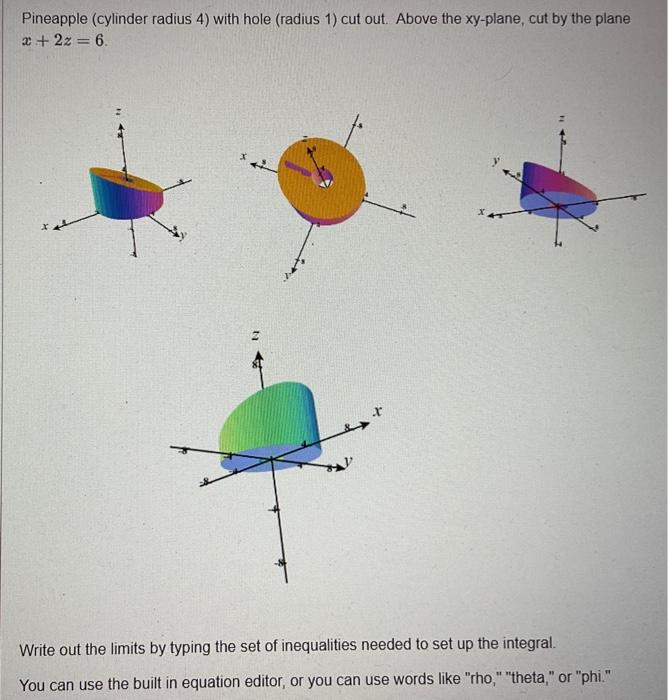 Solved For example: The whole solid sphere can be described | Chegg.com