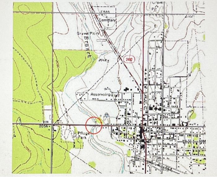 Figure 1. Harden Branch Creek Watershed Area You can | Chegg.com