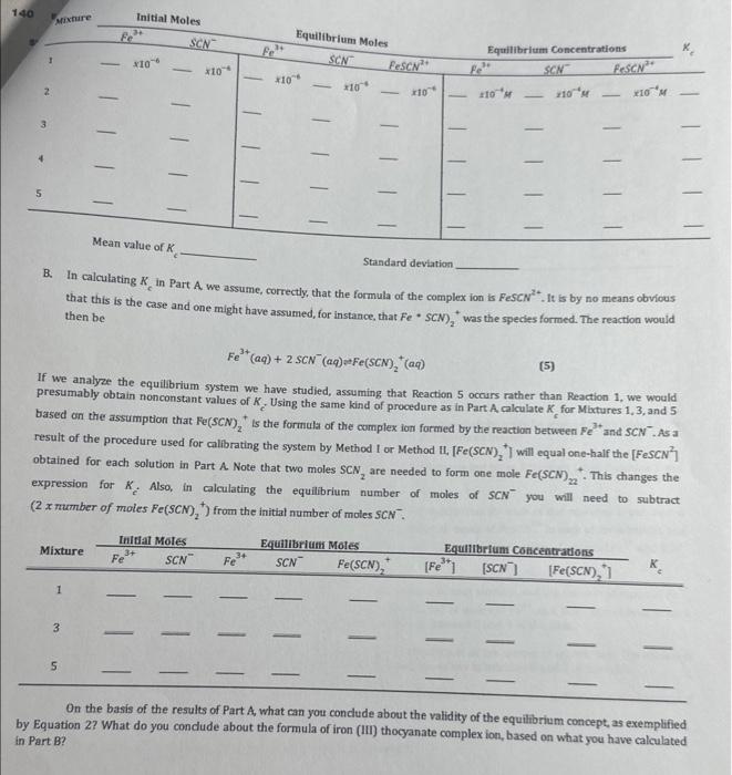 Standard deviation B. In calculating Ke in Part A we | Chegg.com