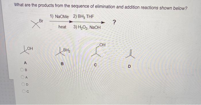 Solved The reaction of 1-butene with bromine, Bez, in | Chegg.com