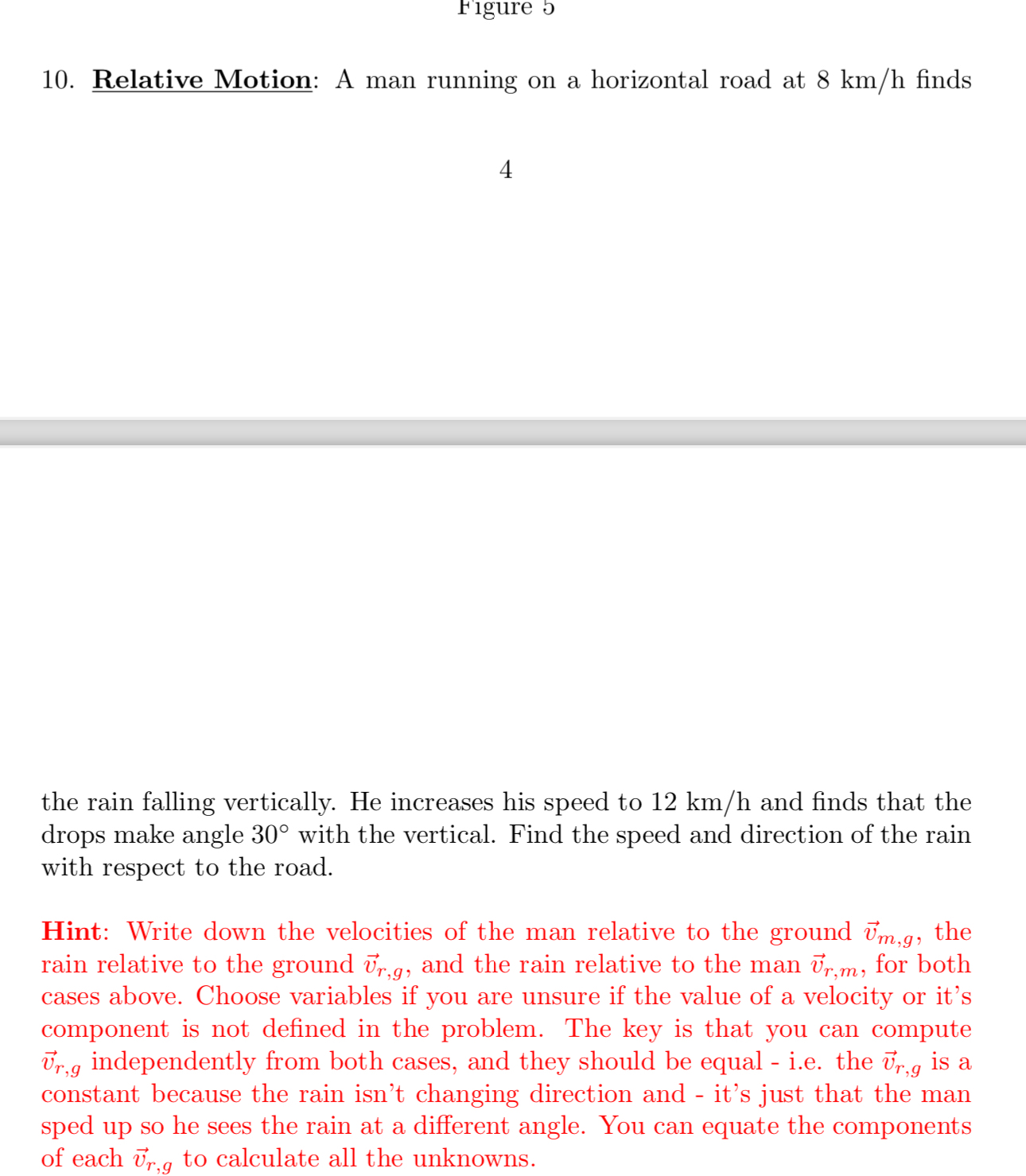 Solved Figure 510. ﻿Relative Motion: A man running on a | Chegg.com
