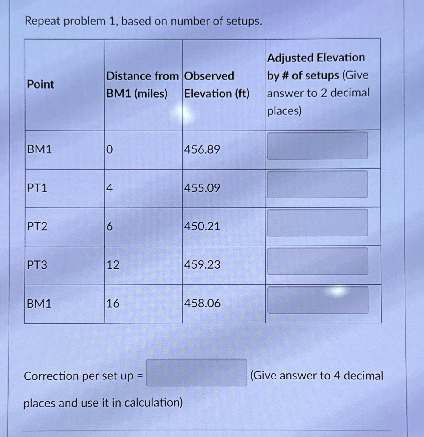 Solved Repeat problem 1, ﻿based on number of | Chegg.com