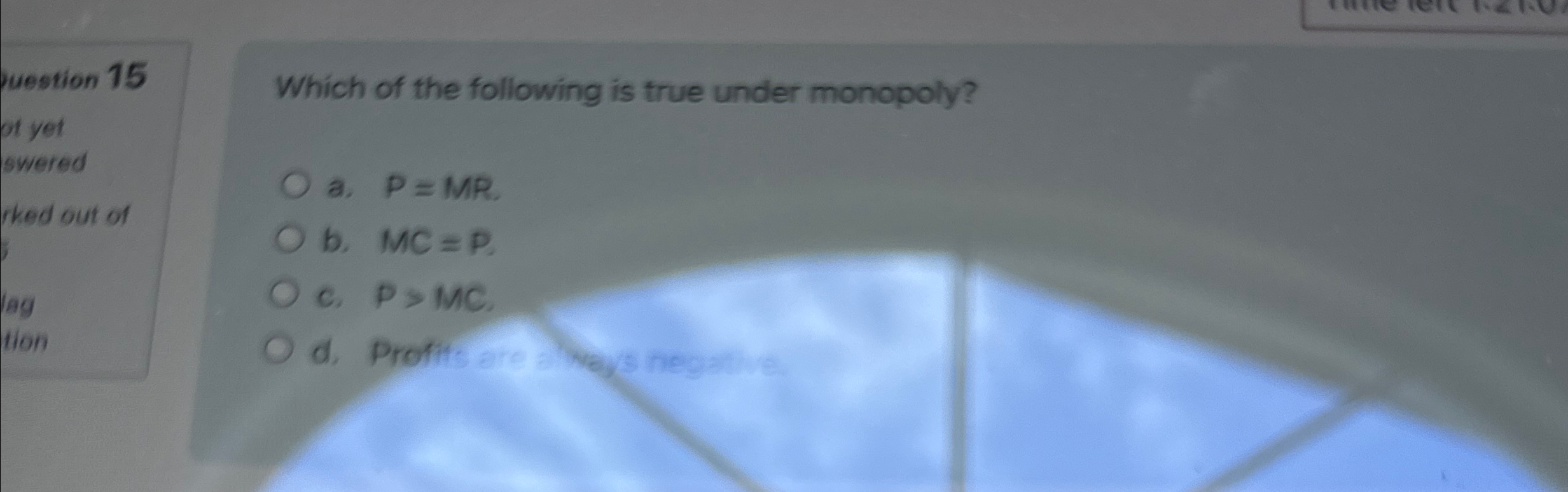 Solved puestion 15 ﻿ot yet swered rked out oflog ﻿tionWhich | Chegg.com