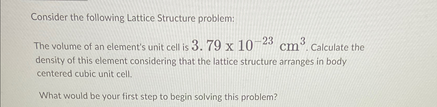 Solved Consider the following Lattice Structure problem:The | Chegg.com