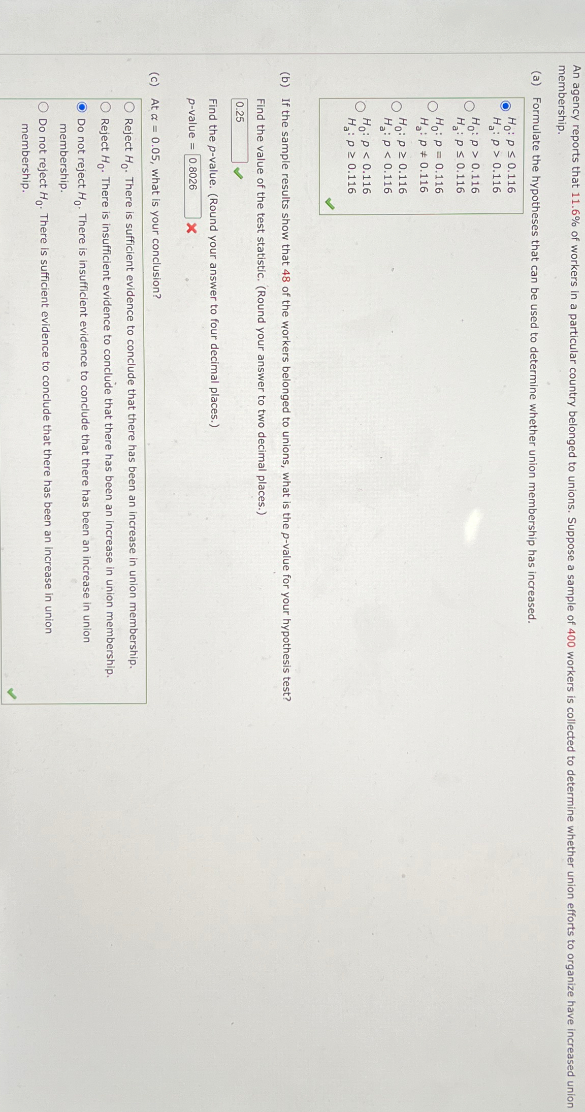 Solved membership.(a) ﻿Formulate the hypotheses that can be | Chegg.com