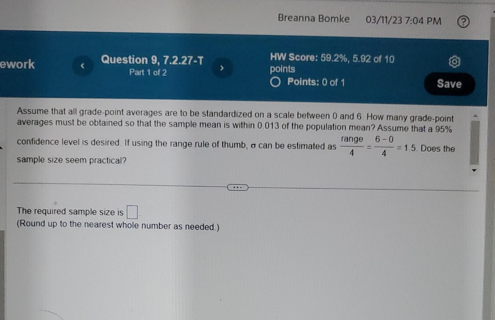 Solved Assume that all grade-point averages are to be | Chegg.com