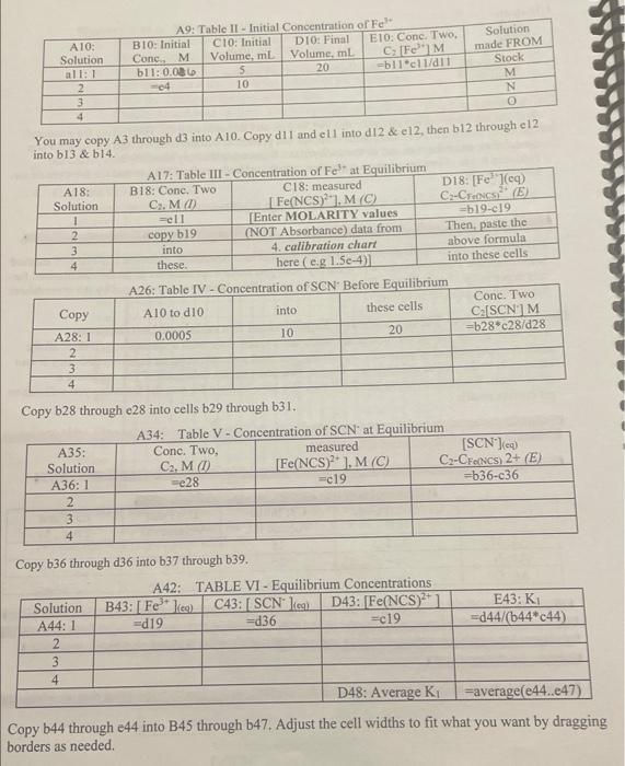 into b13 \& b14. Copy b28 through e28 into cells b29 | Chegg.com
