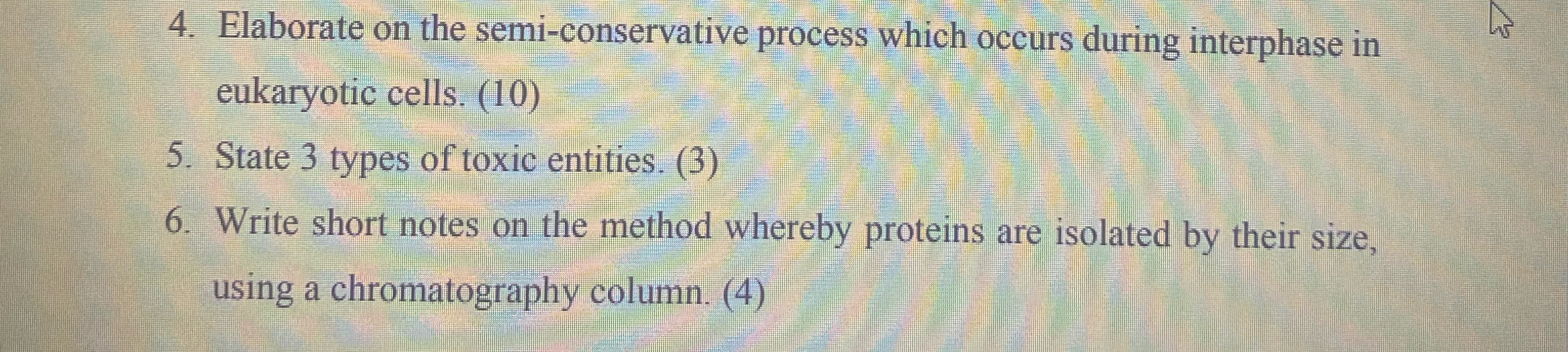 Solved Elaborate on the semi-conservative process which | Chegg.com