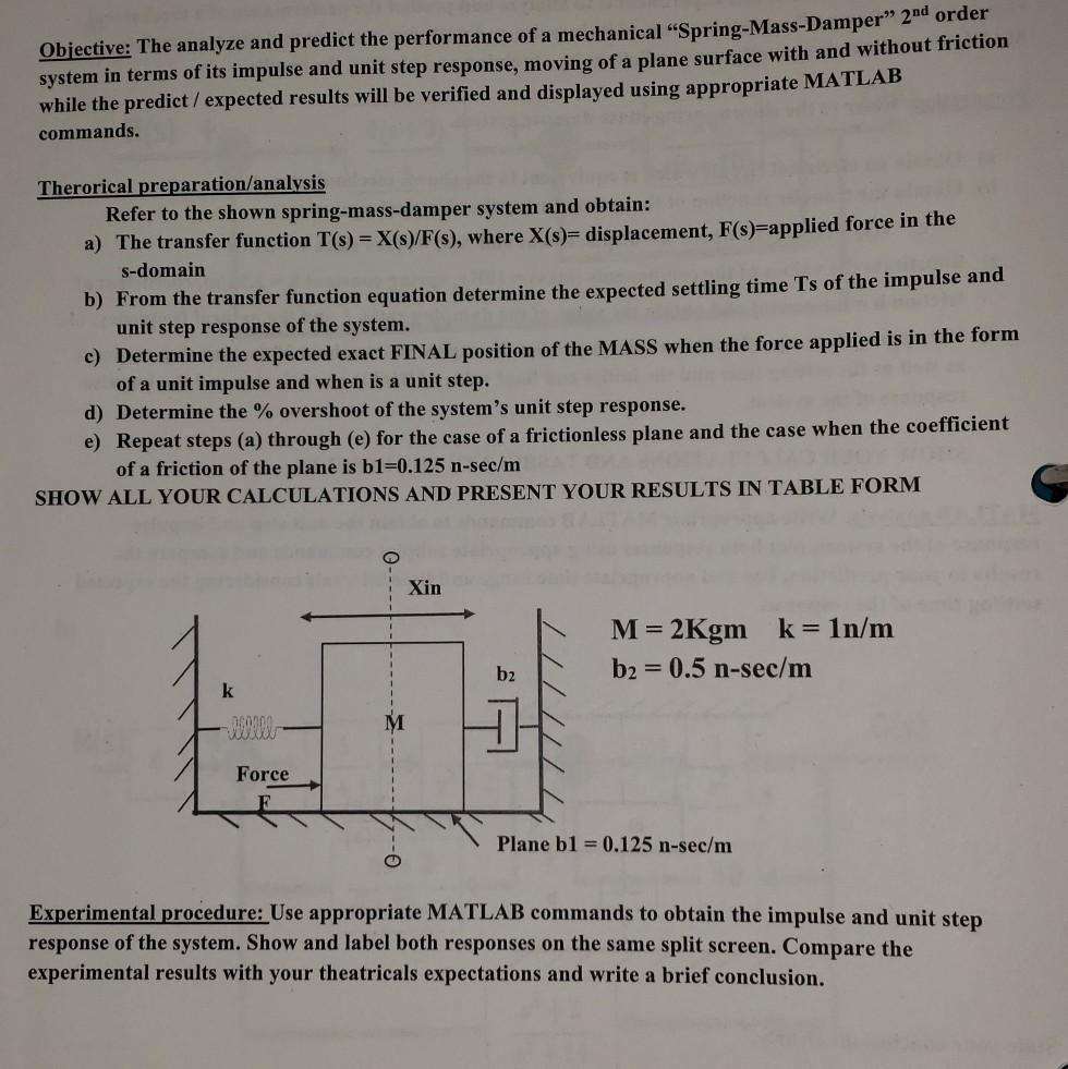 Solved Objective: The analyze and predict the performance of | Chegg.com