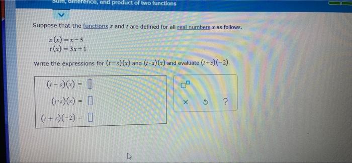 Solved methce, and product of two functions Suppose that the | Chegg.com
