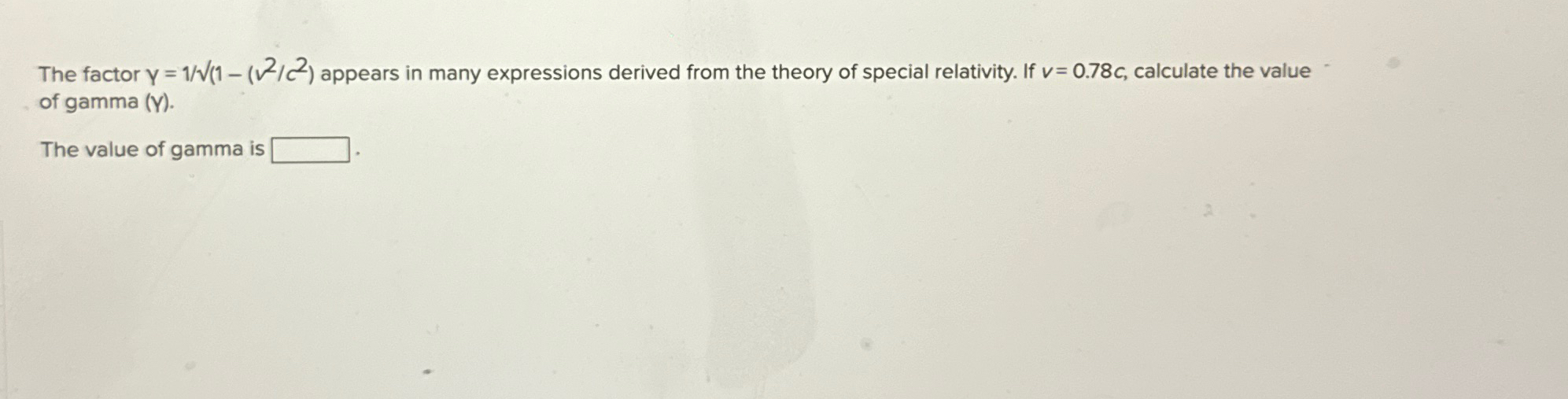 Solved The factor appears in many expressions derived from | Chegg.com