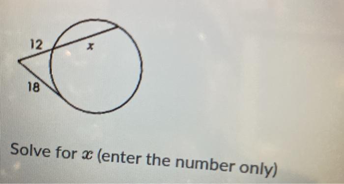Solved 12 18 Solve for a (enter the number only) | Chegg.com