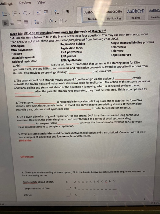 Solved Mailings Review View EVEE211 A Bb abCcDdEe AaBbCcD | Chegg.com