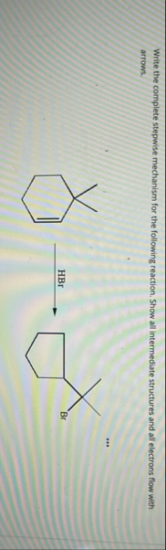Solved Write the complete stepwise mechanism for the | Chegg.com