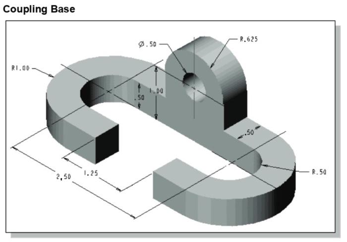 Solved 1. Use a B size template with a Title Block like the | Chegg.com