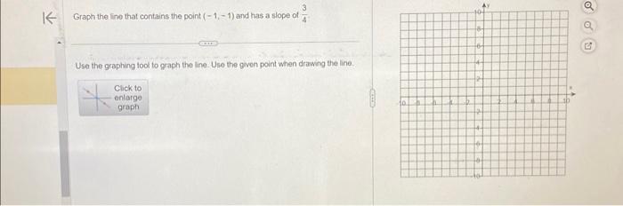 Solved Graph the line that contains the point \\( (-1,-1) | Chegg.com