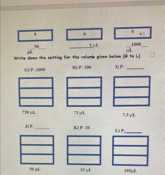 Solved 13. Write the volume of liquid being picked up when | Chegg.com