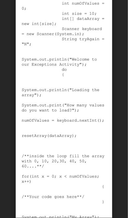 Solved Review The Slides Exceptions In Java Download The
