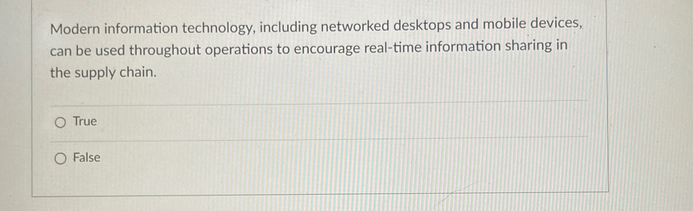 Solved Modern information technology, including networked | Chegg.com