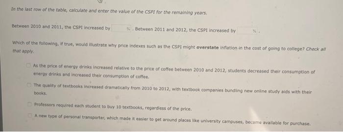 Solved B. Calculating Infiation using a simple price index | Chegg.com