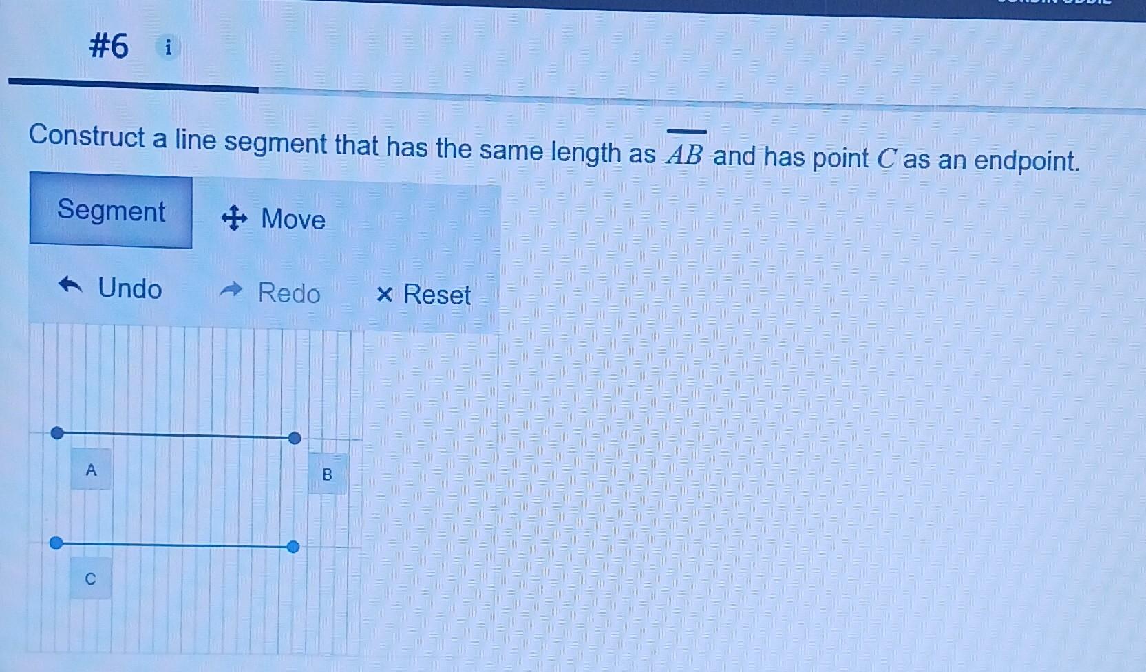 Solved Construct a line segment that has the same length as | Chegg.com