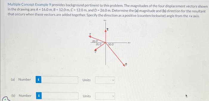 Solved Multiple Concept Example 9 provides background | Chegg.com