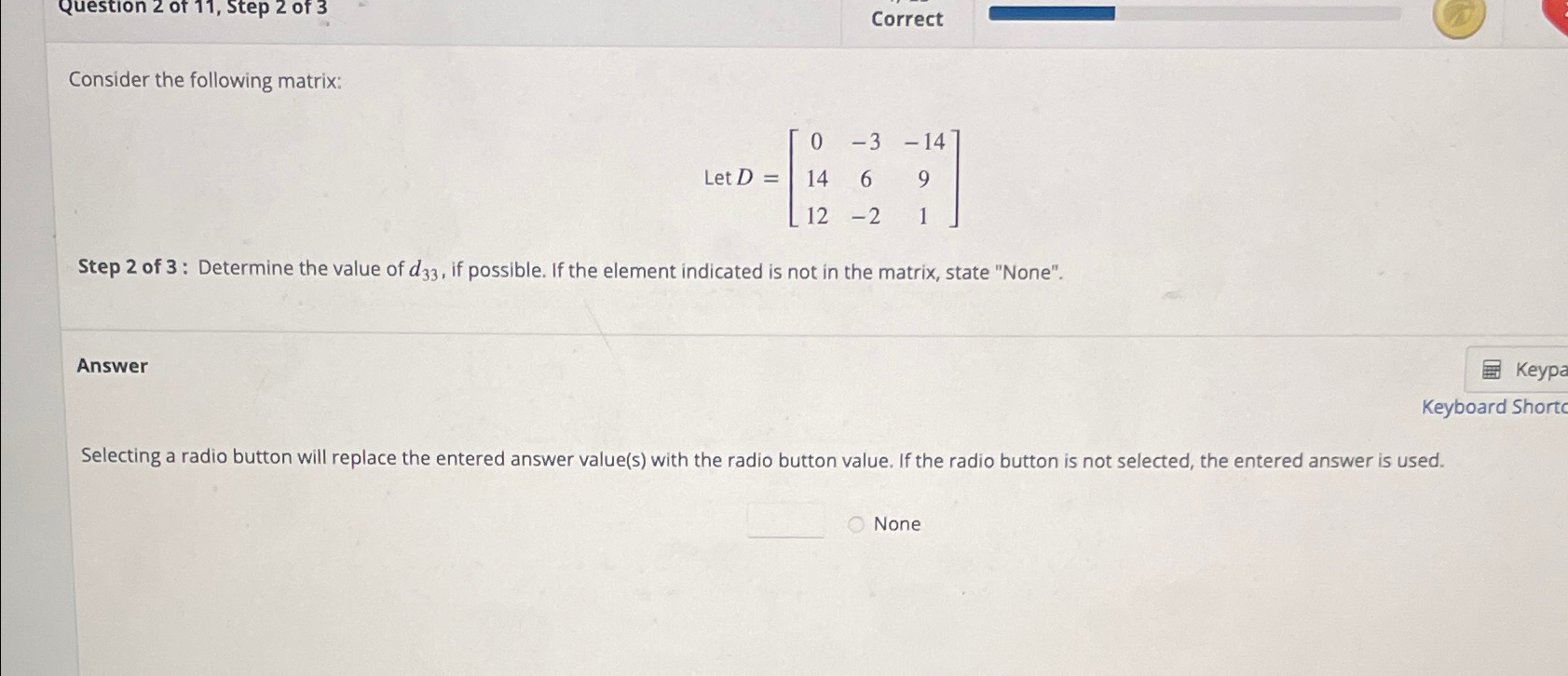Solved Consider the following matrix: ﻿Let | Chegg.com