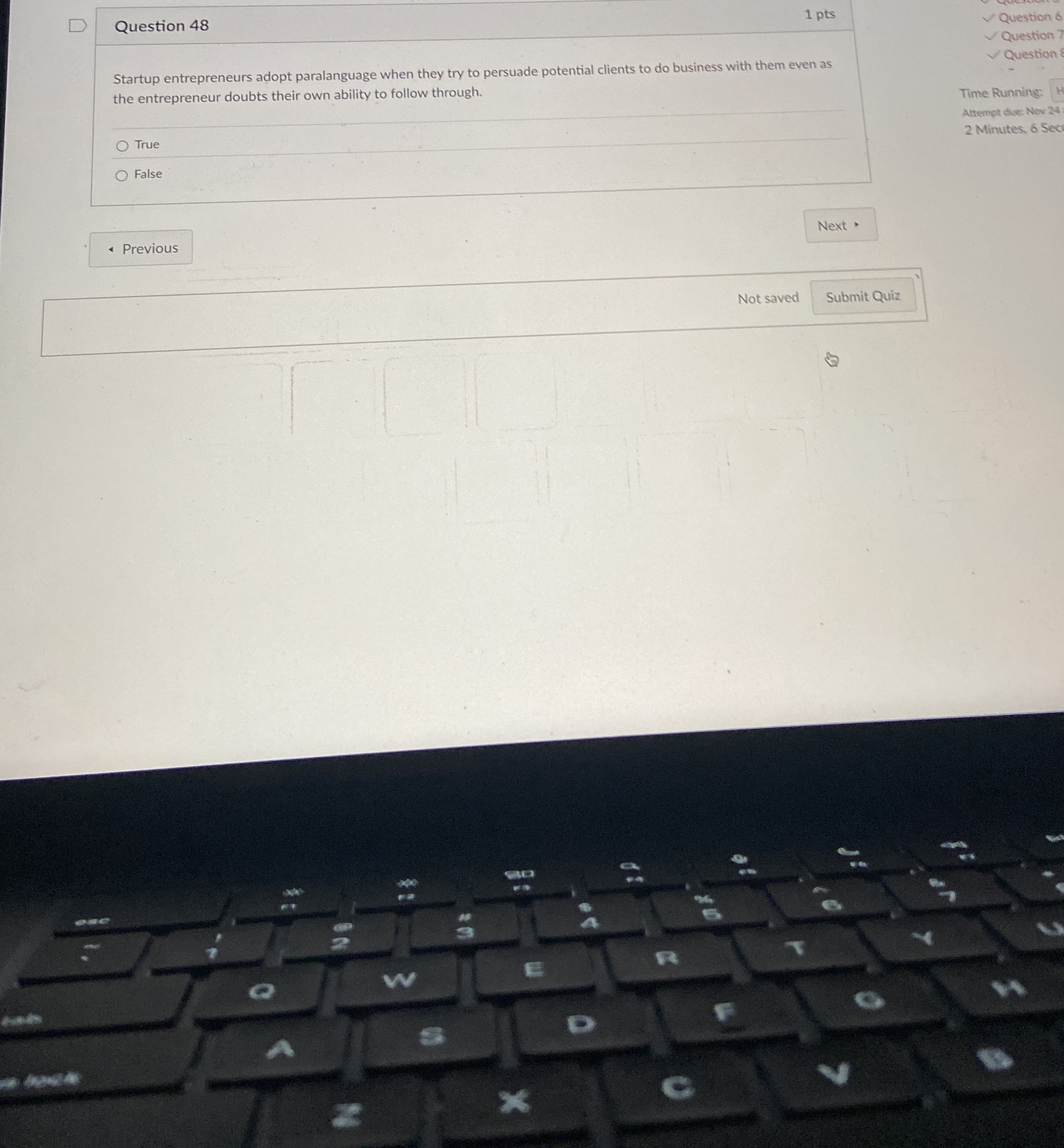 Solved Question 481 ﻿ptsStartup entrepreneurs adopt | Chegg.com