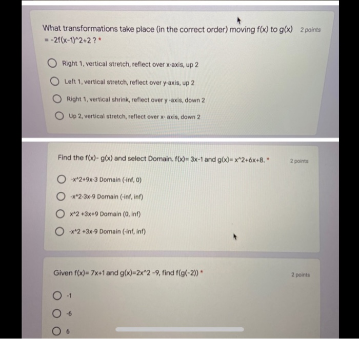 Solved What transformations take place in the correct order) | Chegg.com