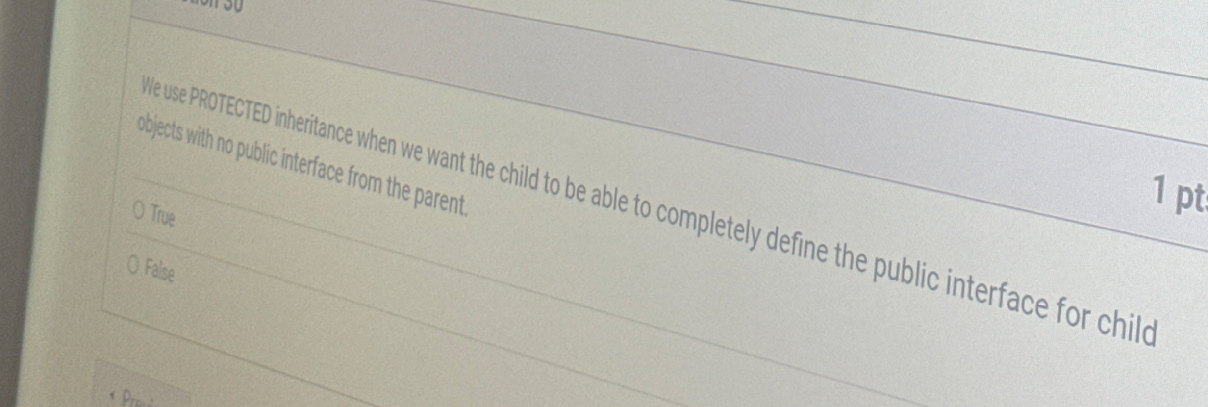 Solved We use PeOTECTED inheritance when we want the child | Chegg.com