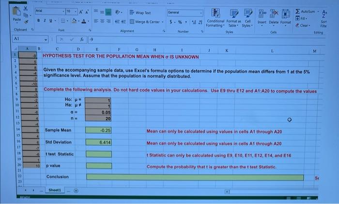 Solved Need in excel formulas please!!!! | Chegg.com