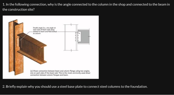 Solved 1. In the following connection, why is the angle | Chegg.com