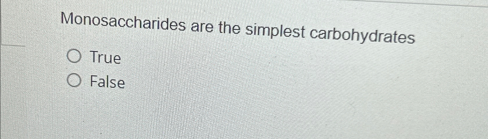 Solved Monosaccharides are the simplest | Chegg.com