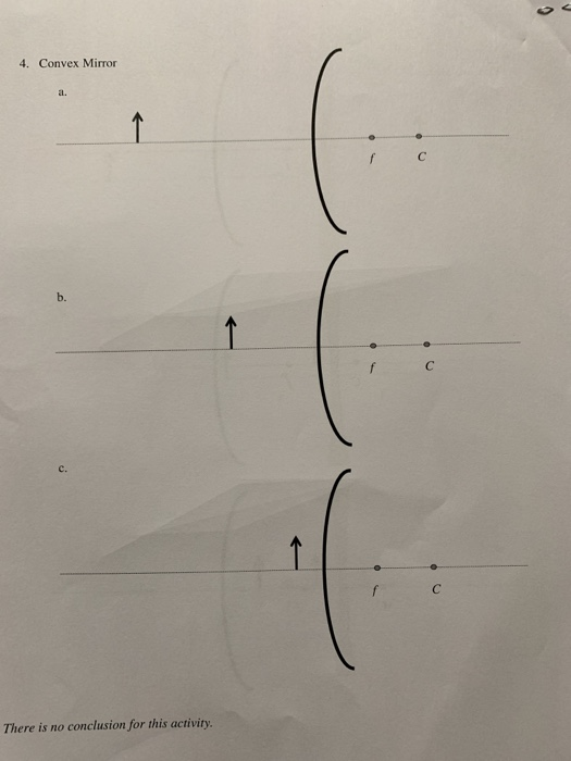 Solved Ray Tracing Activity For each situation below, draw | Chegg.com