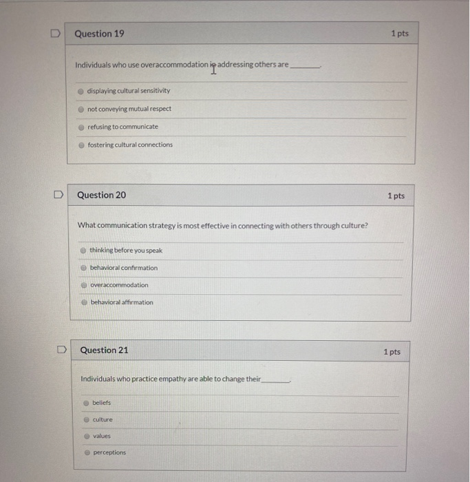 Solved Question 19 1 pts Individuals who use | Chegg.com