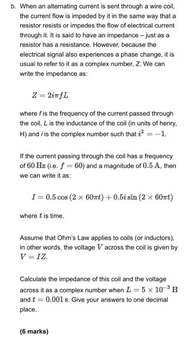Solved a. Work out the product of the following complex | Chegg.com