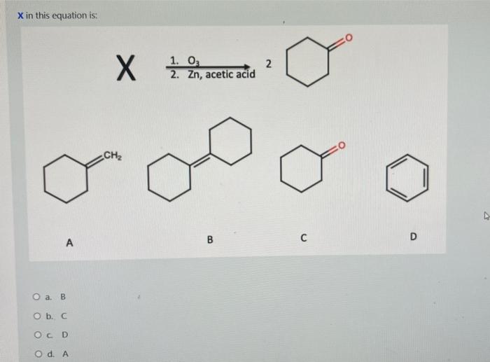 Solved The product (s) of the following reaction: A C B | Chegg.com