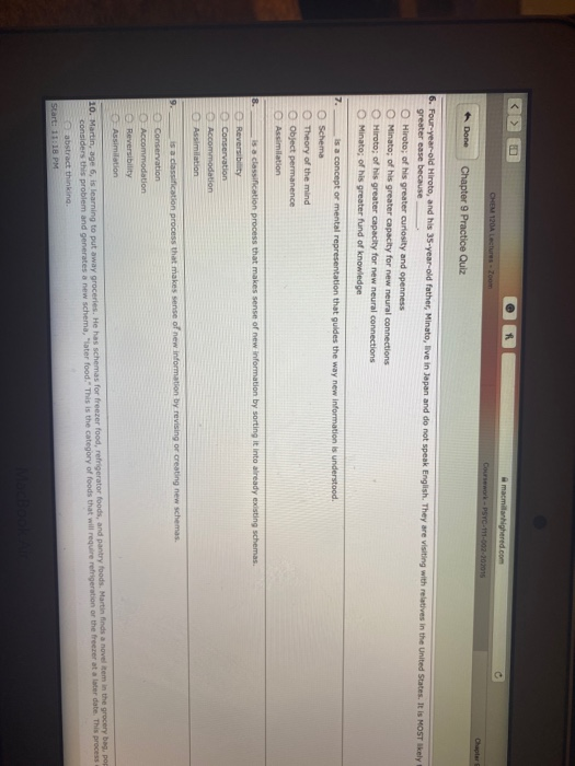 Solved macmillanhighered.com Chapter Done Chapter 9 Practice | Chegg.com