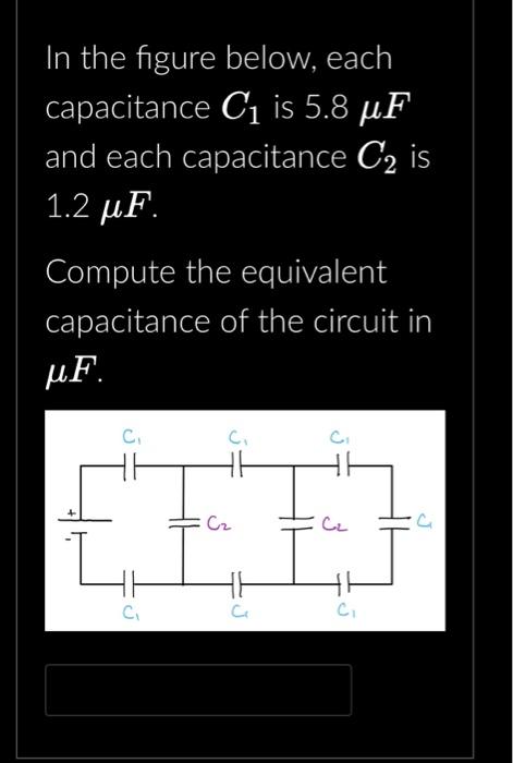 Solved Please SolveIn the figure below, each capacitance C₁ | Chegg.com