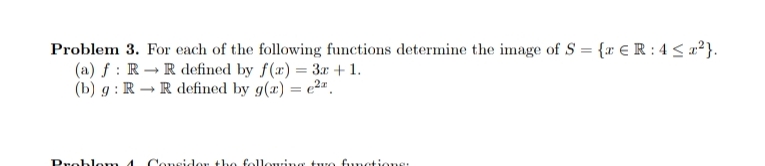 Solved Problem 3. ﻿For each of the following functions | Chegg.com