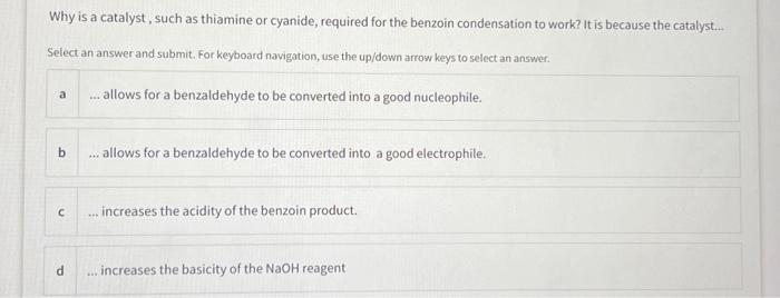 Solved mechanism:Benzoin Condensation 2 benzaldehyde C7H6O | Chegg.com
