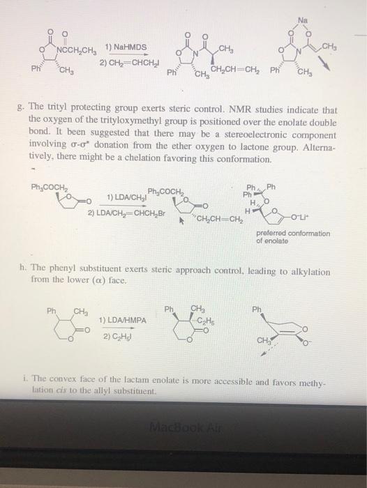 Solved Na NCCH.CH Сн, .CH 1) NaHMDS 2) CH2CHCH! PH сна CH, | Chegg.com