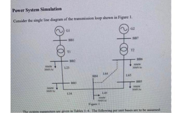 Consider the single line diagram of the transmission | Chegg.com