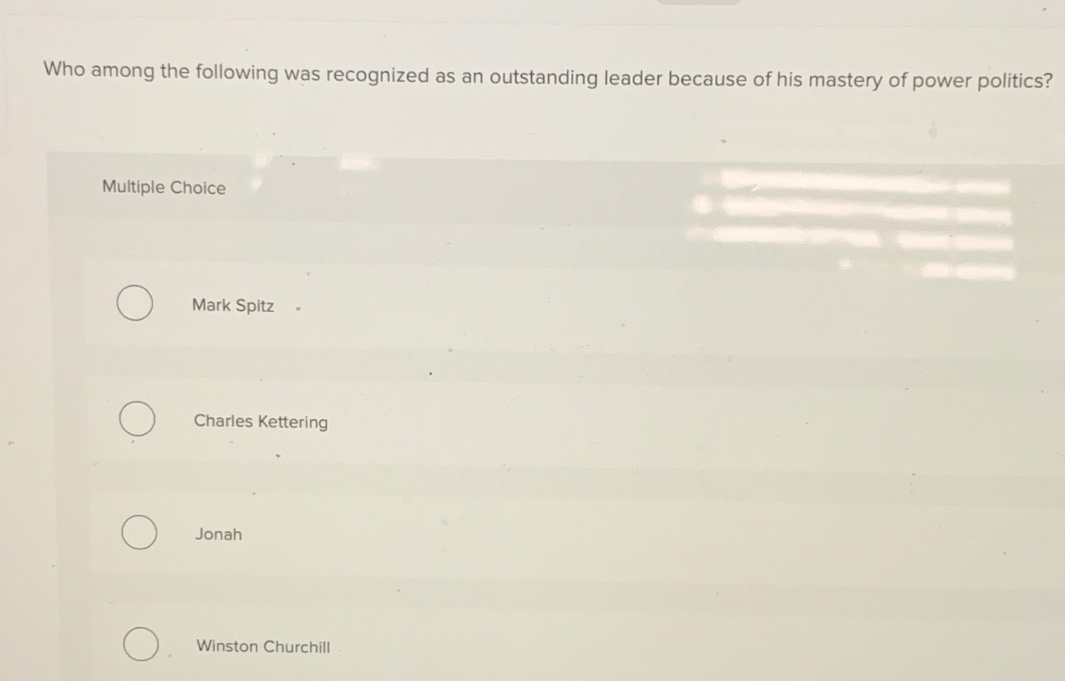 Solved Who among the following was recognized as an | Chegg.com