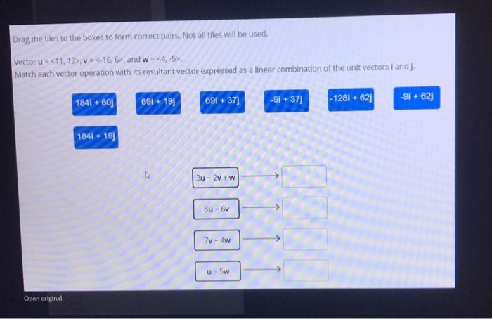 Solved Drag the tiles to the boxes to form correct pairs. | Chegg.com