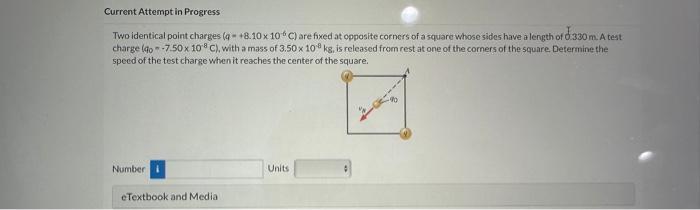 Solved Two identical point charges (q=+8.10×10−6C) are fixed | Chegg.com