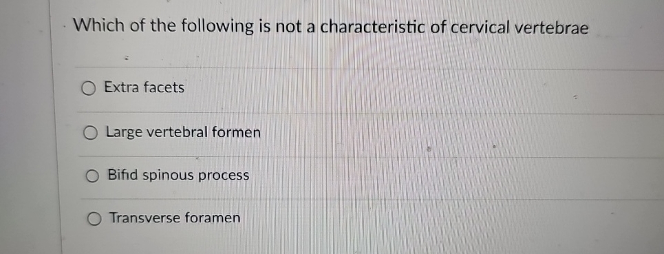 Solved Which of the following is not a characteristic of | Chegg.com