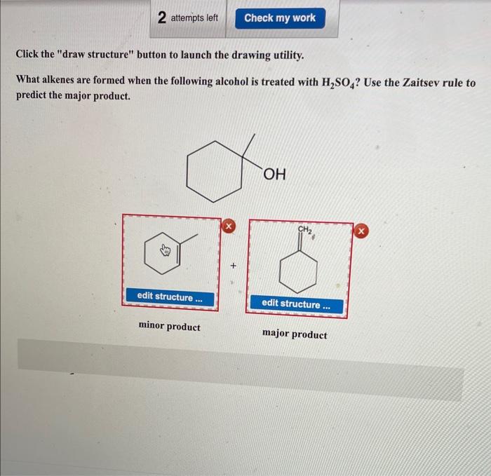 [Solved]: Click the "draw structure" button to laun