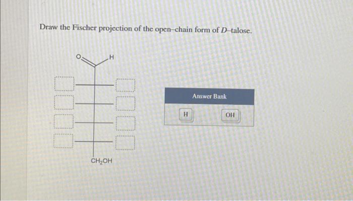 Solved The Haworth projection of D-talose is shown. Number | Chegg.com